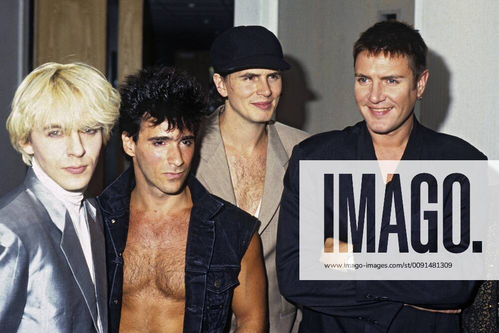 Nick Rhodes, Warren Cuccurullo, John Taylor, Simon Le Bon of Duran ...