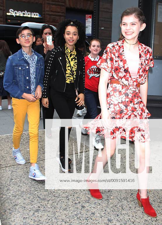 May 30, 2019 Nathan Janak, Gabrielle Nevaeh Green. Reece Caddell,Kate Godfrey, at Build Series to