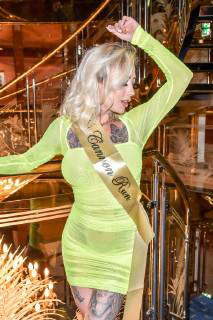 Little Miss Loon attends the Cannon Run Launch Party at The Sunborn ...