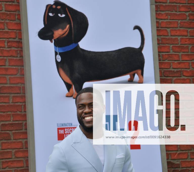 Cast member Kevin Hart, the voice of Snowball in the animated motion ...