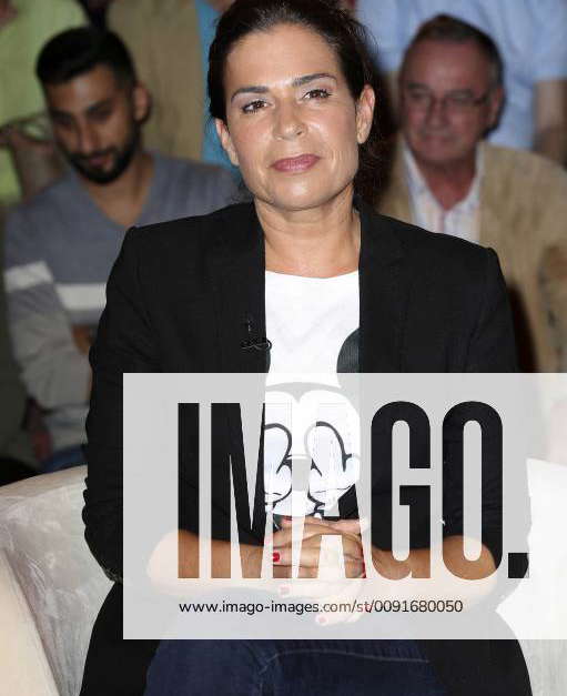 Dagmar Rosenfeld bei der Aufzeichnung der ZDF-Talkshow Markus Lanz im ...