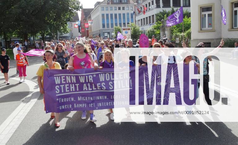 14 06 2019 Aarau Switzerland Day Of Struggle For Equality Of Bad
