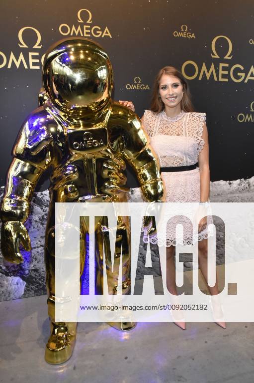 Cathy Hummels at the Omega Event 50 years moon landing in the coal ...