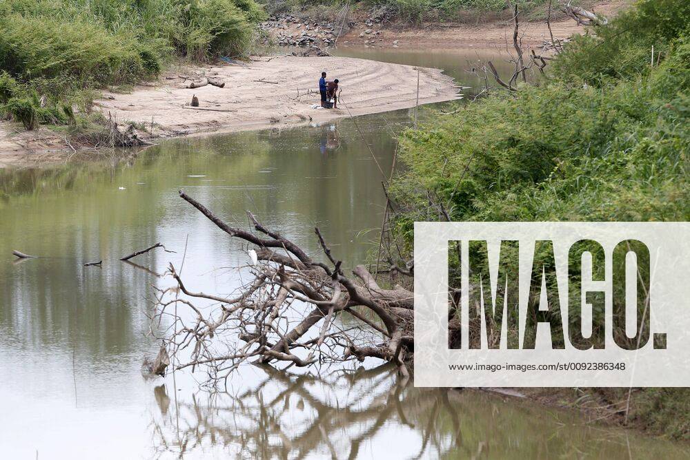 July 22, 2019 - Phichit, Thailand - Thai villagers fishing in River Yom ...