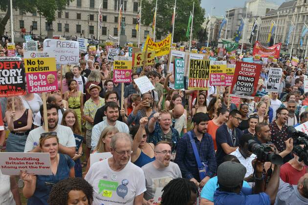 . 25 07 2019. London, United Kingdom. Labour Party rally in London ...