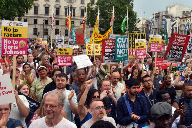 . 25 07 2019. London, United Kingdom. Labour Party rally in London ...