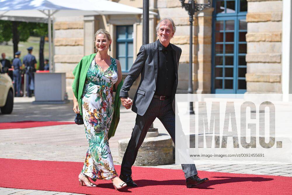 Peter PRAGER actor with wife Susanne opening of the Bayreuth Richard ...