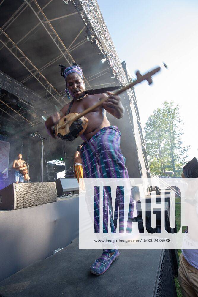 VILJANDI, 26.07.2019 XXVII Viljandi folk music festival. King Ayisoba ...