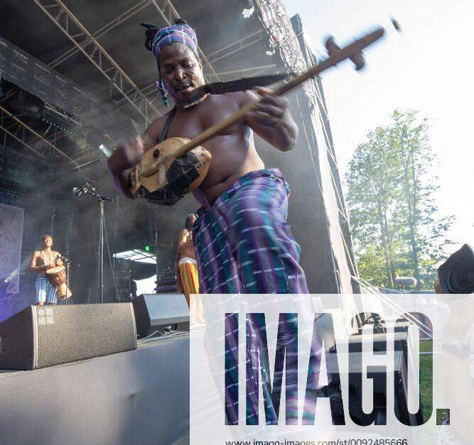 VILJANDI, 26.07.2019 XXVII Viljandi folk music festival. King Ayisoba ...