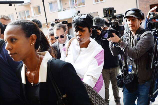Renee Black, ASAP Rocky s mother, arrives to the district court in ...