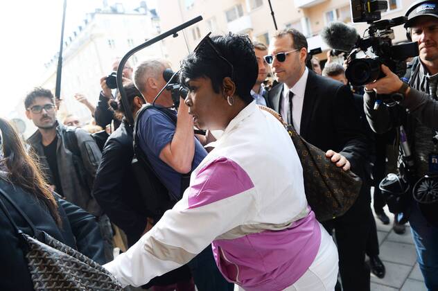 Renee Black, ASAP Rocky s mother, arrives at the district court in ...