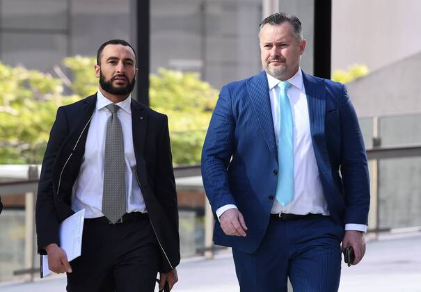 ADAM MAGILL COURT, Adam Magill and his lawyer Ahmed Dib arrive at the ...