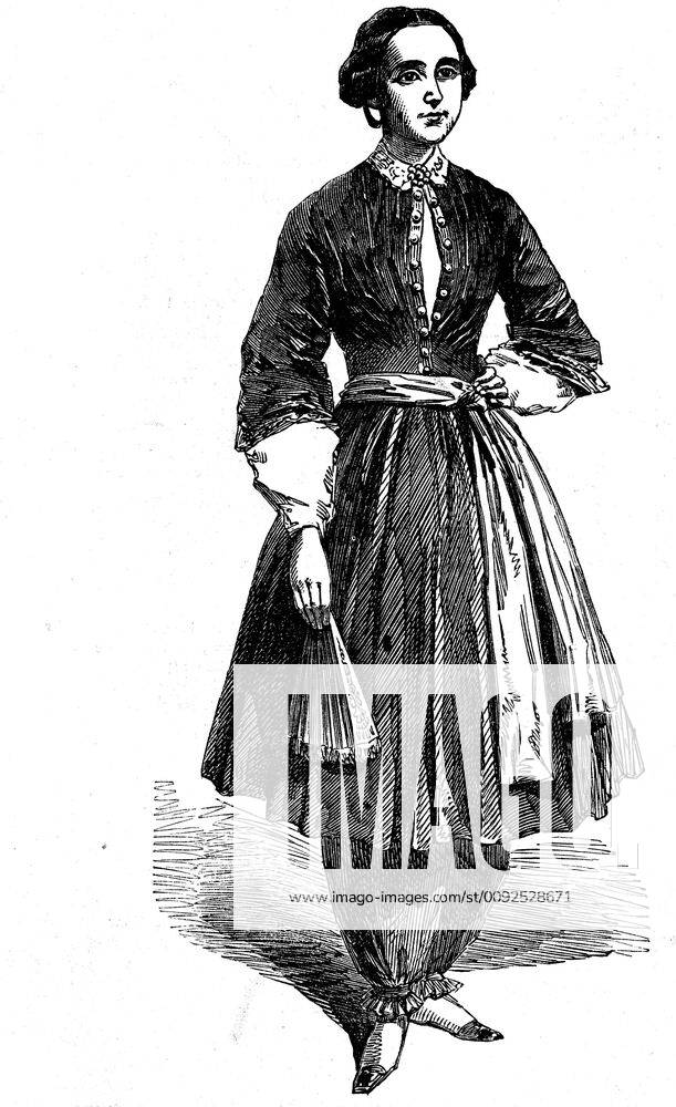 Amelia Bloomer (1818-94), american feminist Amelia Bloomer (1818-94 ...