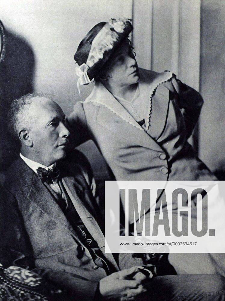 Composer, Richard Strauss with his wife Pauline de Ahna Richard Strass ...