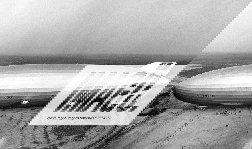 Photograph of the Hindenburg Photograph of the Hindenburg after a ...