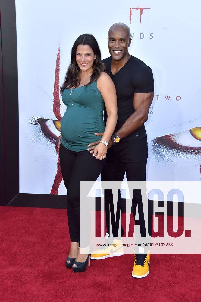LaMonica Garrett with wife Mina Ivanova at the world premiere of It Chapter Two Es Chapter 2 at the