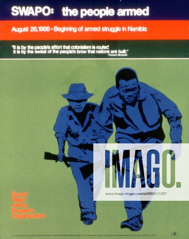Namibia, propaganda poster of the Swapo (South West African People s ...