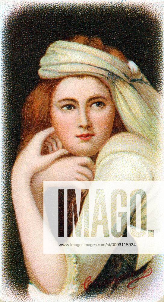 Portrait of Lady Hamilton Emma Lady Hamilton mistress of Horatio Nelson ...