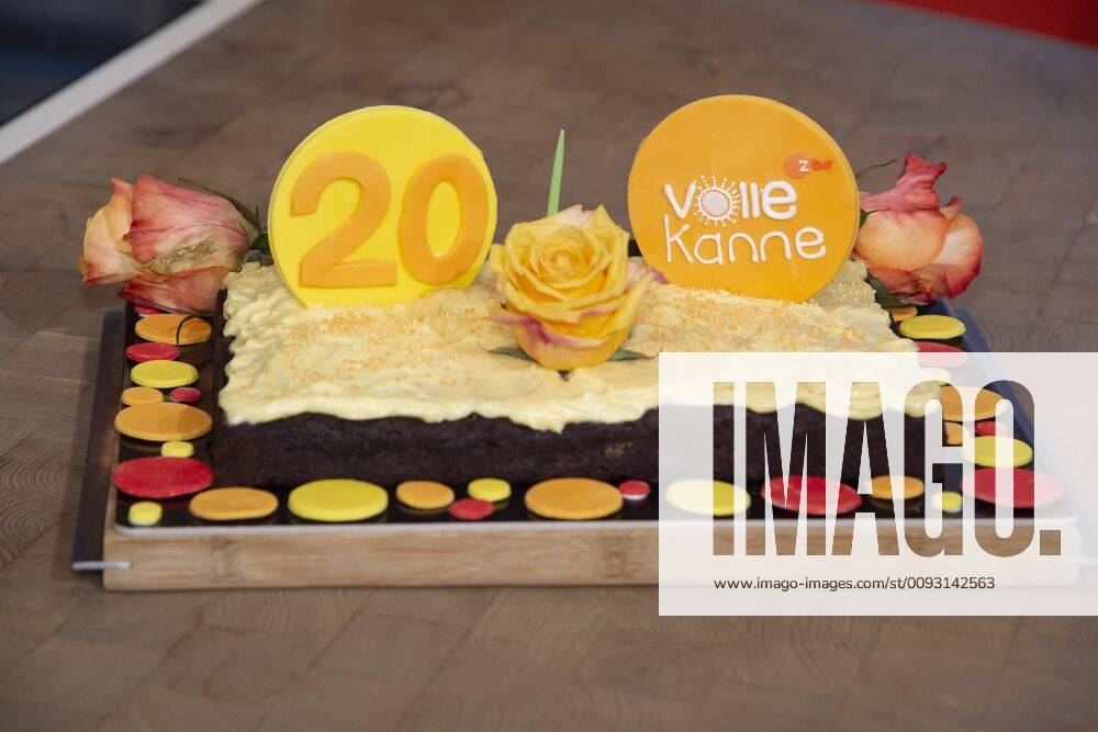 Birthday cake with rose and the Full Jug Logo, press conference on the ...