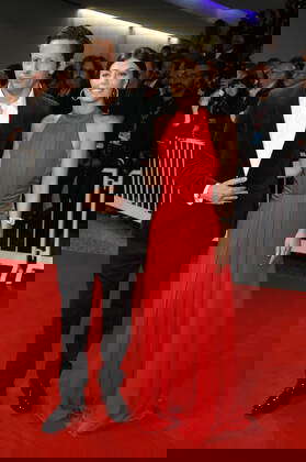 Ross McCall with his partner Alessandra Mastronardi at the Fashion for ...