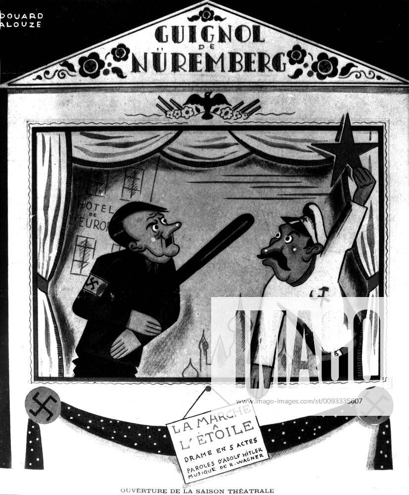 Caricature by E. Halouze in The Laughter . The Puppet . (Hitler and ...