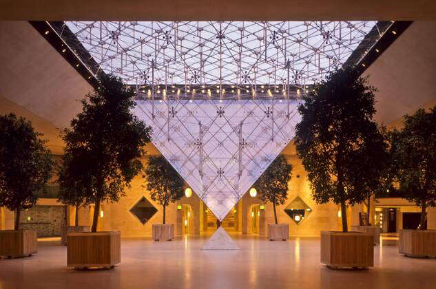 Louvre Inverted Pyramid Louvre Pyramid And La Pyramide Inversée,