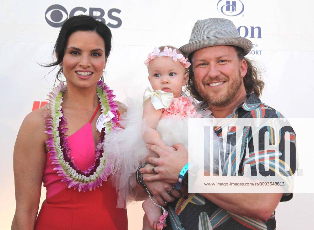 Katrina Law with her husband Keith Andreen and daughter Kinley during ...
