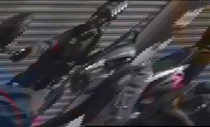 Foto IPP da video Hong Kong 01-10-2019 immagini del video in cui si ...