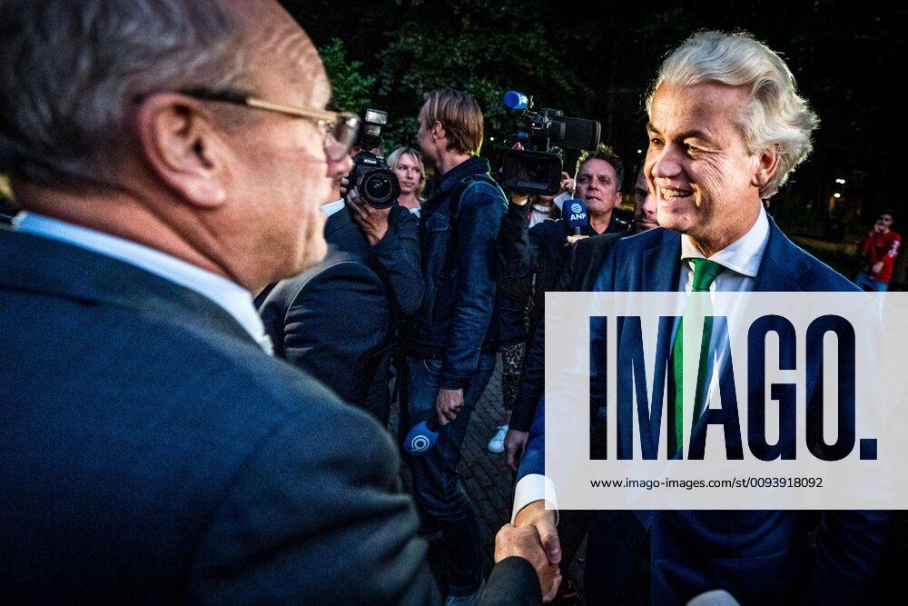 GILZE-RIJEN - PVV leader Geert Wilders visits a walk-in evening at the ...