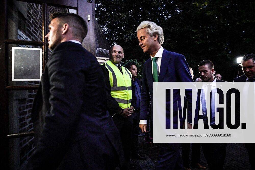 GILZE-RIJEN - PVV leader Geert Wilders visits a walk-in evening at the ...