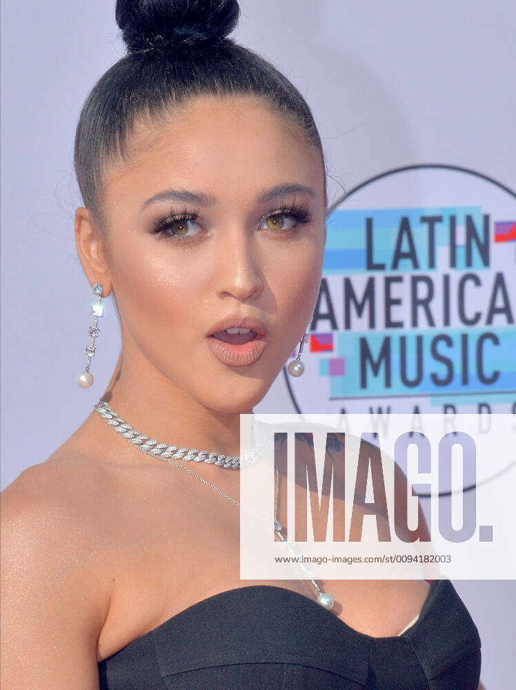 Singer Mariah Angeliq arrives for the fifth annual Latin American Music ...