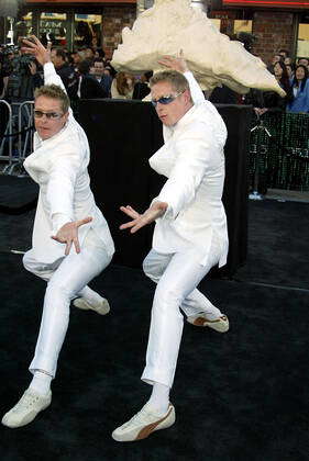 Neil Rayment & Adrian Rayment Actors & Twin Brothers Matrix Reloaded ...