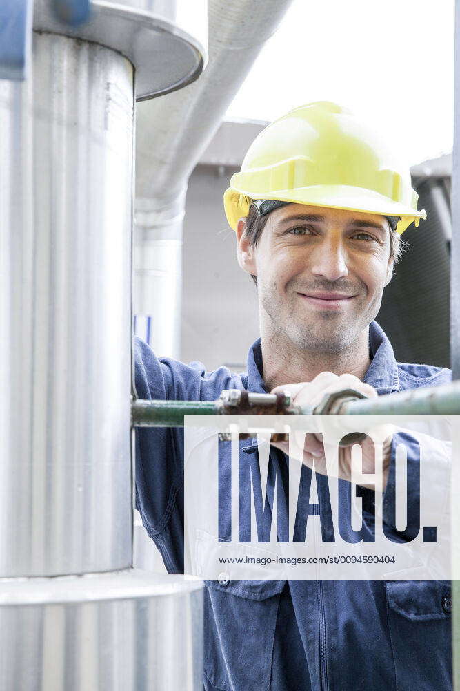 Factory worker, portrait