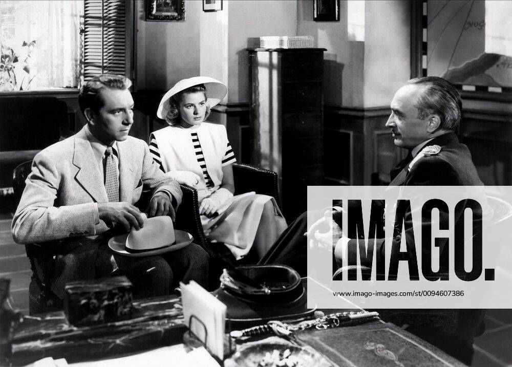 Paul Henreid, Ingrid Bergman & Conrad Veidt Characters: Victor Laszlo ...