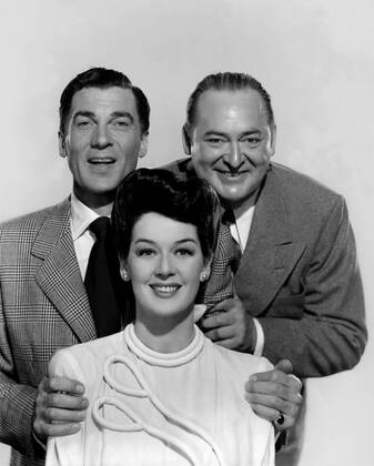 Walter Pidgeon, Rosalind Russell & Edward Arnold Characters: Jeff ...