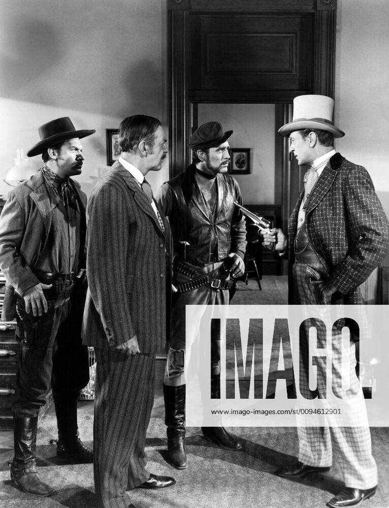 Byron Keith, Raymond Massey, Steve Cochran & Gary Cooper Characters: Jason Trask, Will Marlow