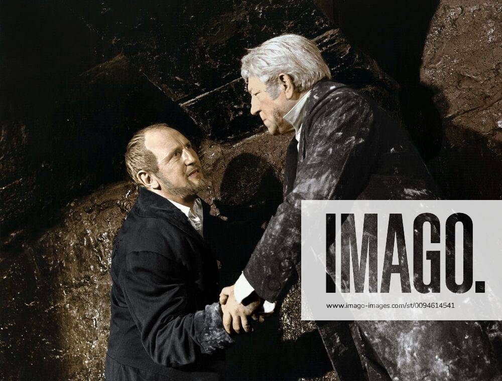 Bourvil & Jean Gabin Characters: Thenardier & Jean Valjean Film: Les ...