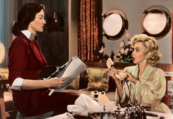 Jane Russell And Marilyn Monroe Characters Dorothy Shaw Lorelei Lee