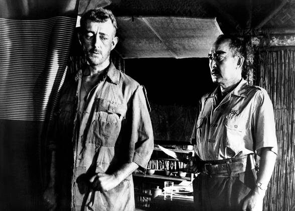 Alec Guinness, Sessue Hayakawa Characters: Col. Nicholson, Col. Saito ...