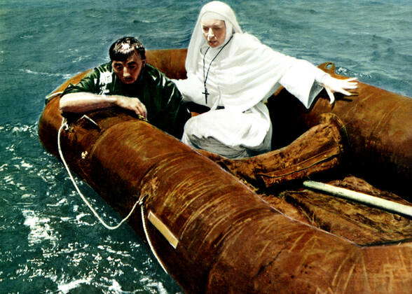 Robert Mitchum & Deborah Kerr Characters: Cpl. Allison, USMC, Sister ...