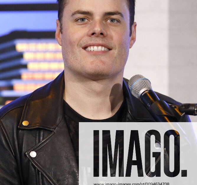 Marc Martel at the press date of the Queen Tribute Show One Vision of ...