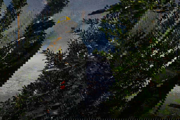 : The Easy Fire in Simi Valley, CA came dangerously close to the Reagan ...