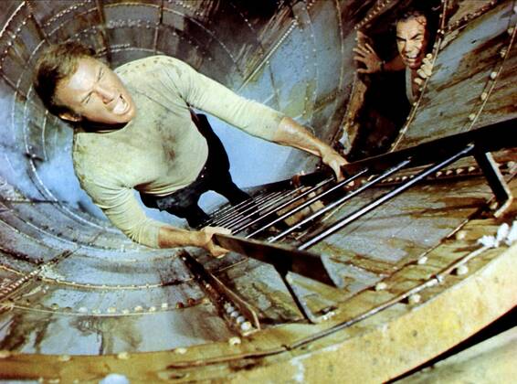 Gene Hackman & Ernest Borgnine Characters: Reverend Scott & Rogo Film ...