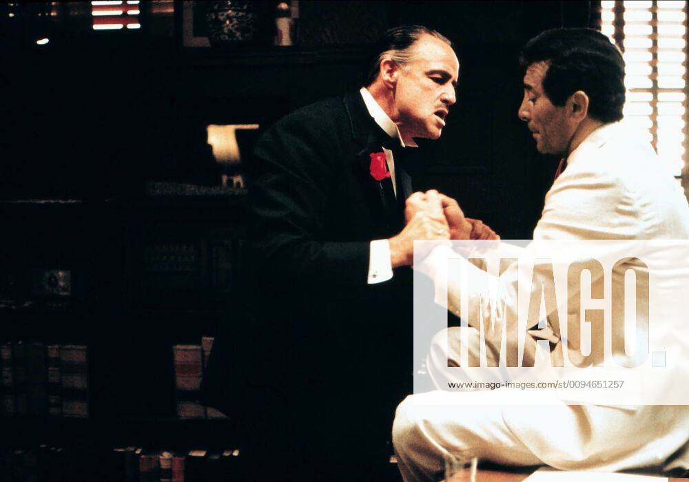 Marlon Brando & Al Martino Characters: Don Vito Corleone & Johnny ...