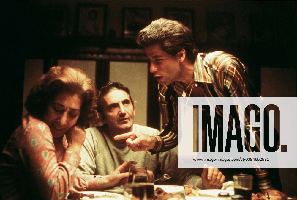 Val Bisoglio & John Travolta Characters: Frank Sr. & Tony Manero Film ...