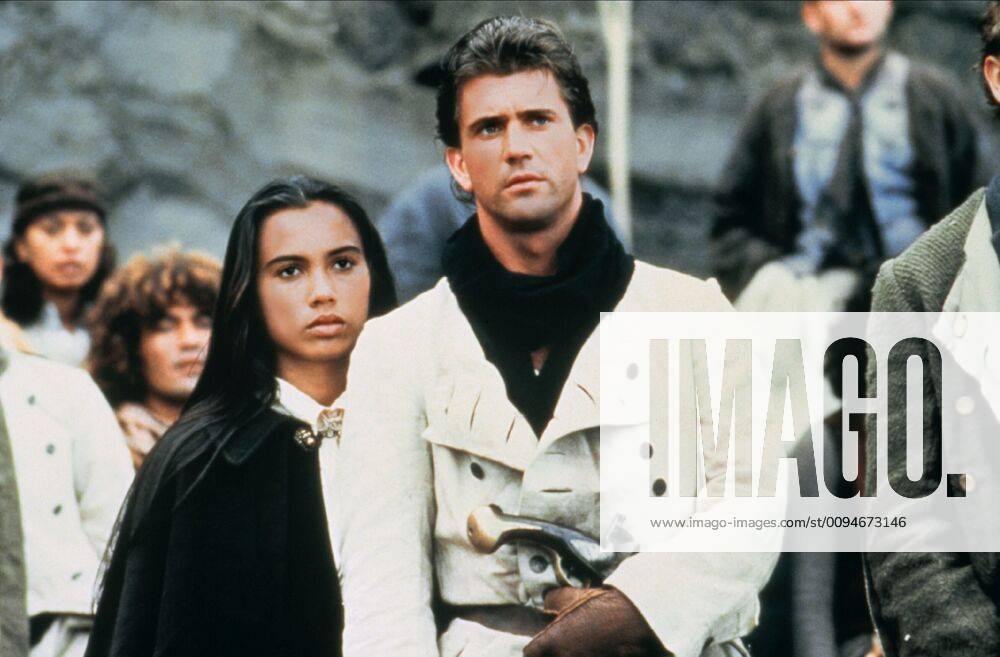 Tevaite Vernette & Mel Gibson Characters: Mauatua & Fletcher Christian ...