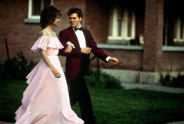 Lori Singer & Kevin Bacon Characters: Ariel Moore & Ren McCormack Film ...