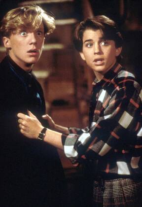 Anthony Michael Hall & Ilan Mitchell-Smith Characters: Gary Wallace ...