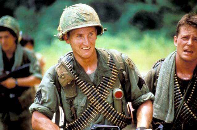 Sean Penn & Michael J. Fox Characters: Sgt. Tony Meserve & PFC ...