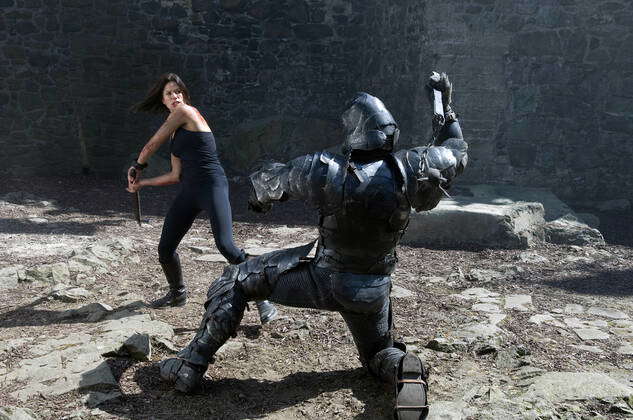 Rhona Mitra Characters: Maj. Eden Sinclair Film: Doomsday Director ...